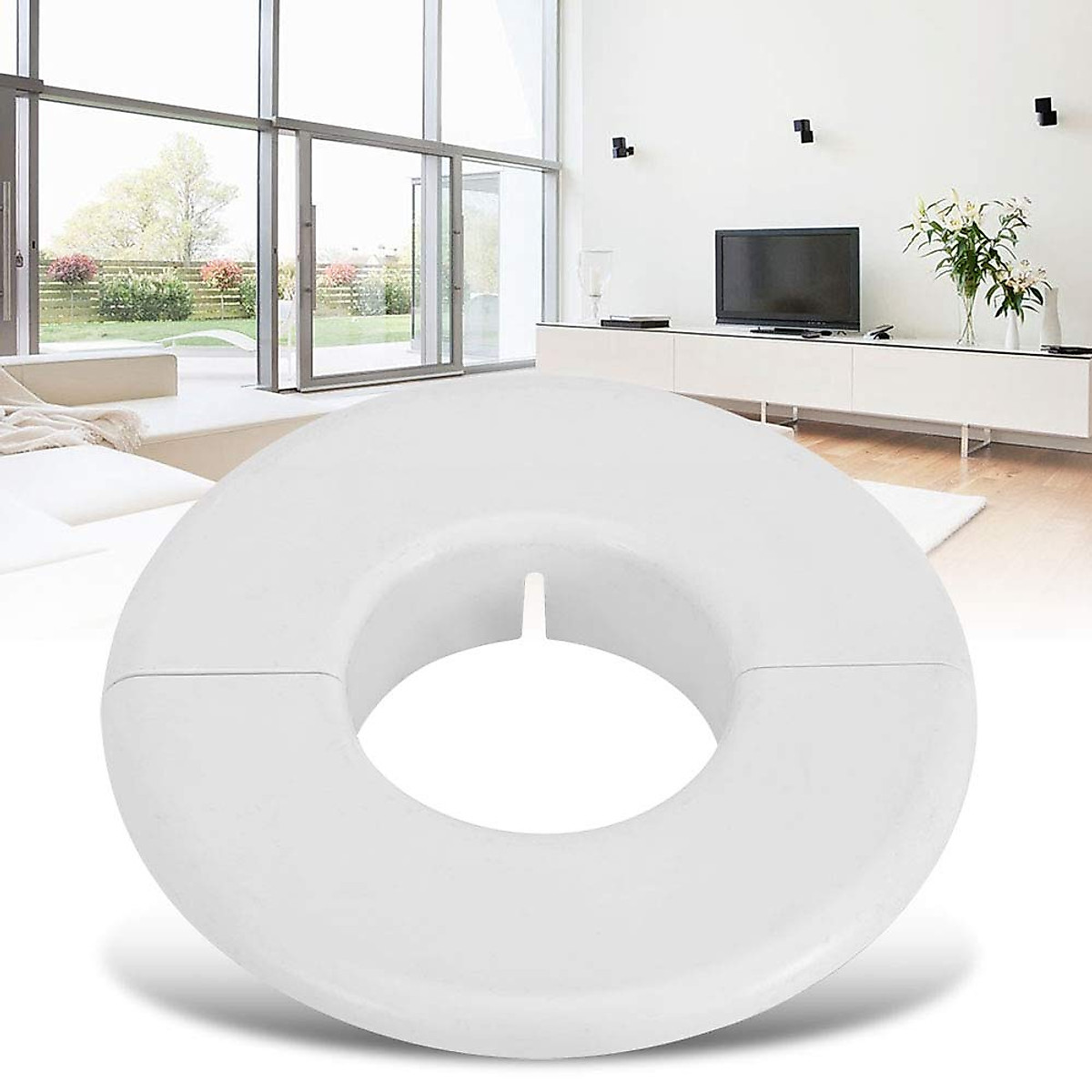 Fdit Air Conditioning Wall Hole Cover Decorative Air Conditioner Partition Covers Accessories