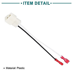 ACROPIX Car Wiring Harness Speaker Wire Adapter Fit for Subaru Impreza Pack of 2 White