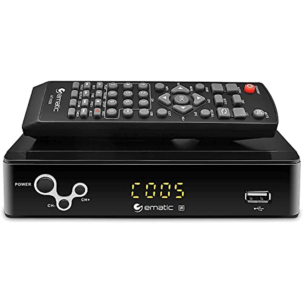 Digital Converter, Ematic Digital TV Converter Box with Recording, Playback, & Parental Controls