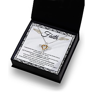 Confirmation Gifts For Teenage Girl, Friend, Family, Sterling Silver, 14K Gold Cross Necklace, First Communion Gifts for Girls, Faith, Love, Religious Gifts for Women, Gold Plated, Cubic Zirconia