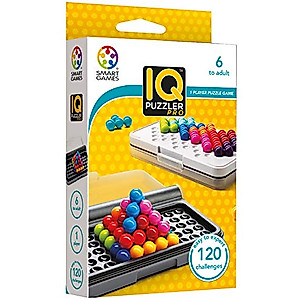 SmartGames IQ Bundles 3D Series: IQ Puzzler Pro & IQ Fit 240 Challenges for Ages 6-Adult