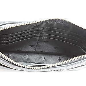 Kate Spade New York Leila Pebbled Leather Clutch Bag in Black