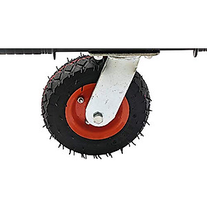 AlveyTech Deluxe Hoverboard Go-Kart Attachment Kit with Large Front Wheel & Suspension