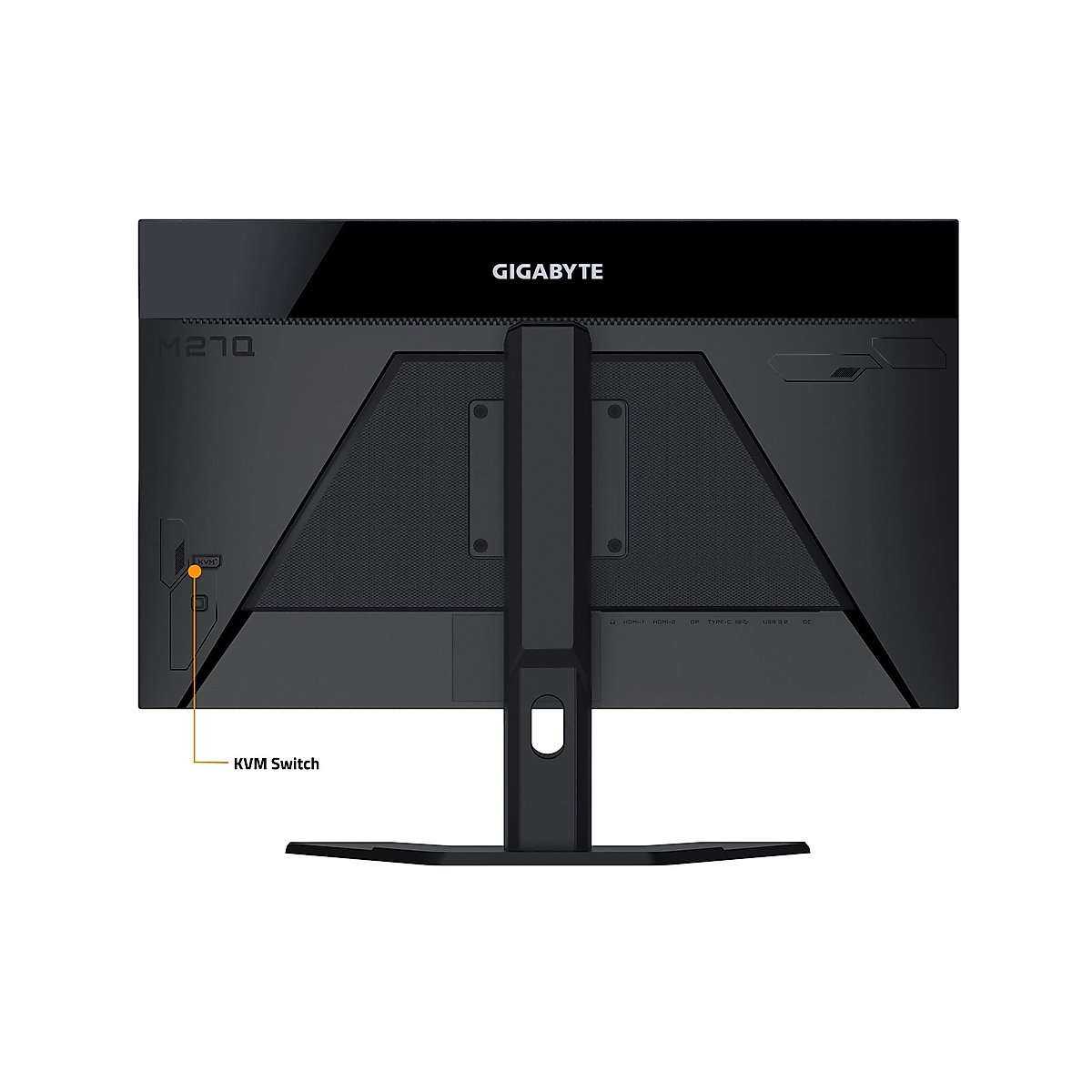 GIGABYTE M27Q-SA-R 27" 170Hz 1440P KVM Gaming Monitor, 2560 x 1440 SS IPS Display, 0.5ms (MPRT) Response Time, HDR Ready, FreeSync Premium, 1x Display Port 1.2, 2X HDMI 2.0, 1x USB Type-C (RENEWED)