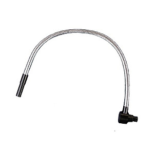 AmScope LED-50WS 50W LED Fiber Optic Single Gooseneck Light Microscope Illuminator