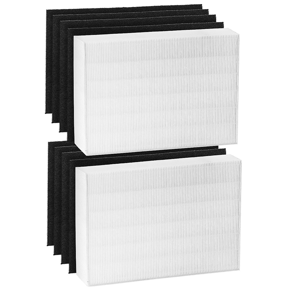 Altec Filters Compatible with AP1512HH for Coway Air Purifier Airmega AP-1512HH 3304899 Replacement | 2 Premium Quality HEPA Filters Plus 8 Activated Carbon Prefilters