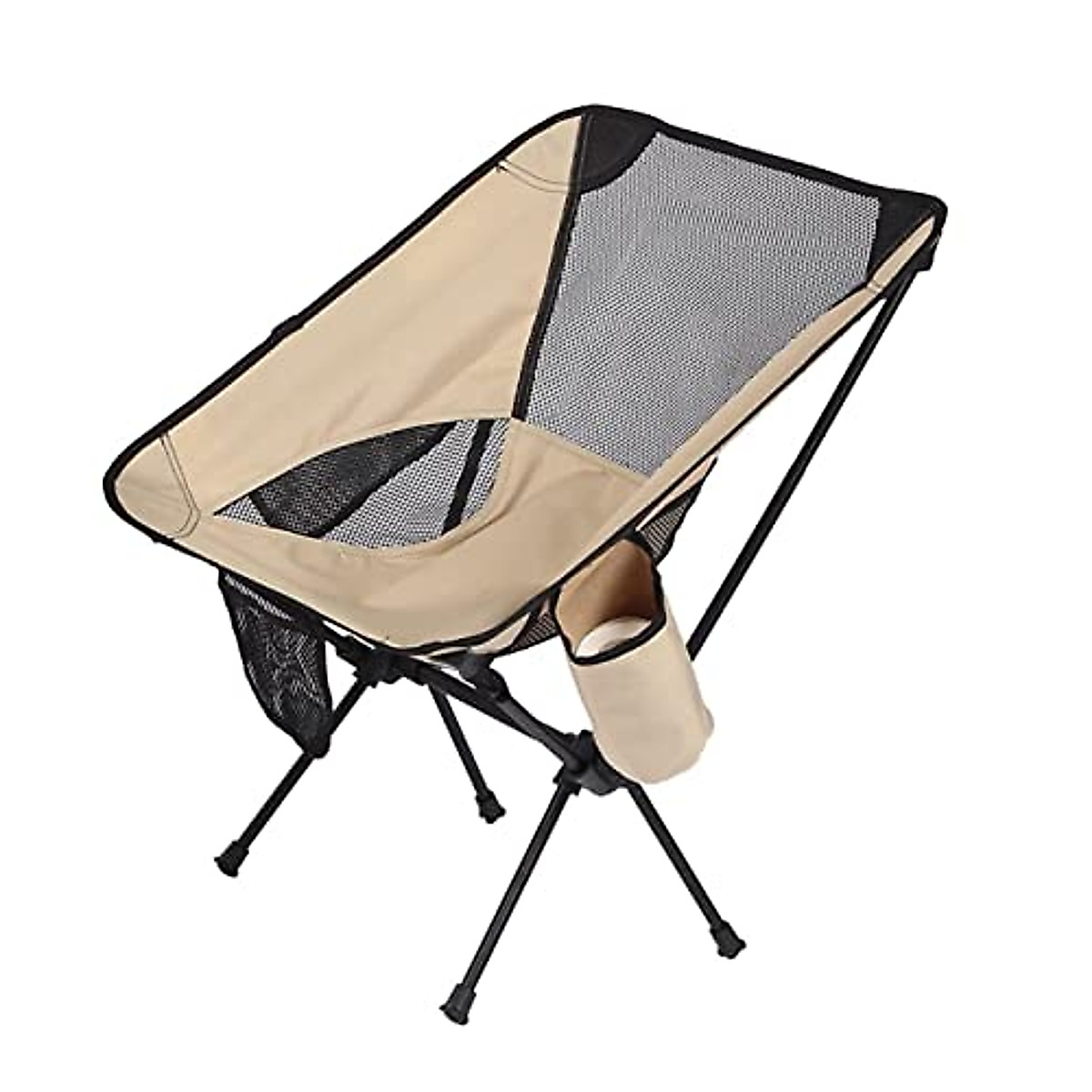 Camping Chair Folding Chairs Lawn Chairs Outdoor Aluminum Alloy Folding Chair Portable Beach Ultralight Fishing Stool Lightweight Compact Camping Backpack Chairs Folding Chair Camp Chair Moon Chair