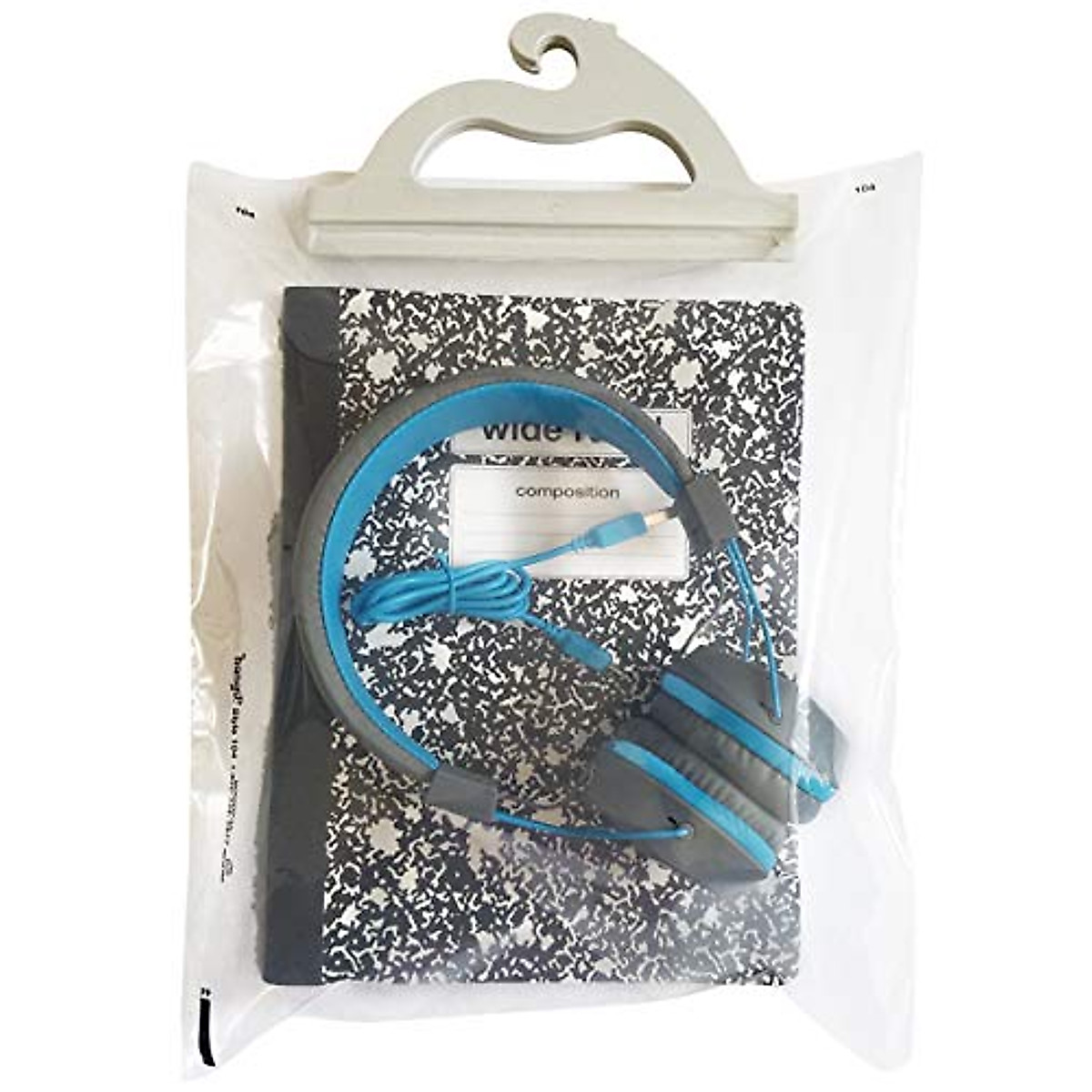 Monaco Hanging Storage Bags, 10-pack of 10 x 12.5-inches , 4 mil Deluxe Line Polyethylene Clear Plastic Bags for Classroom, Library, Doctor Office, Pharmacy, and Home Use.