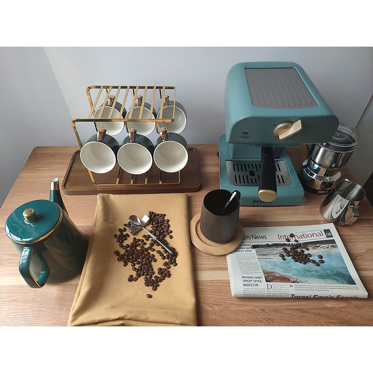 Coffee Spoon Rest-Small Teaspoon Holder,Coffee Bar Accessories,Decoration and Orginizer for coffee station,Best Gift for Coffee Lovers