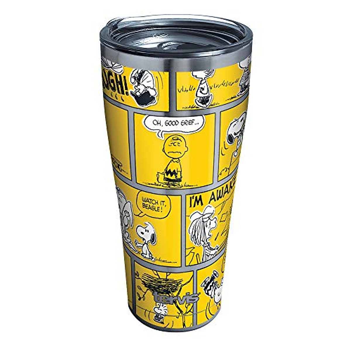 Tervis Peanuts-70th Comic Strip Triple Walled Insulated Tumbler, 1 Count (Pack of 1), Stainless Steel