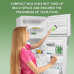 Refrigerator Deodorizer Can Be Used for over 2 Months More Effective Fridge Deodorizer than Baking Soda Bamboo Charcoal Suitable for Refrigerators Shoe Cabinets (Green tea flavor)