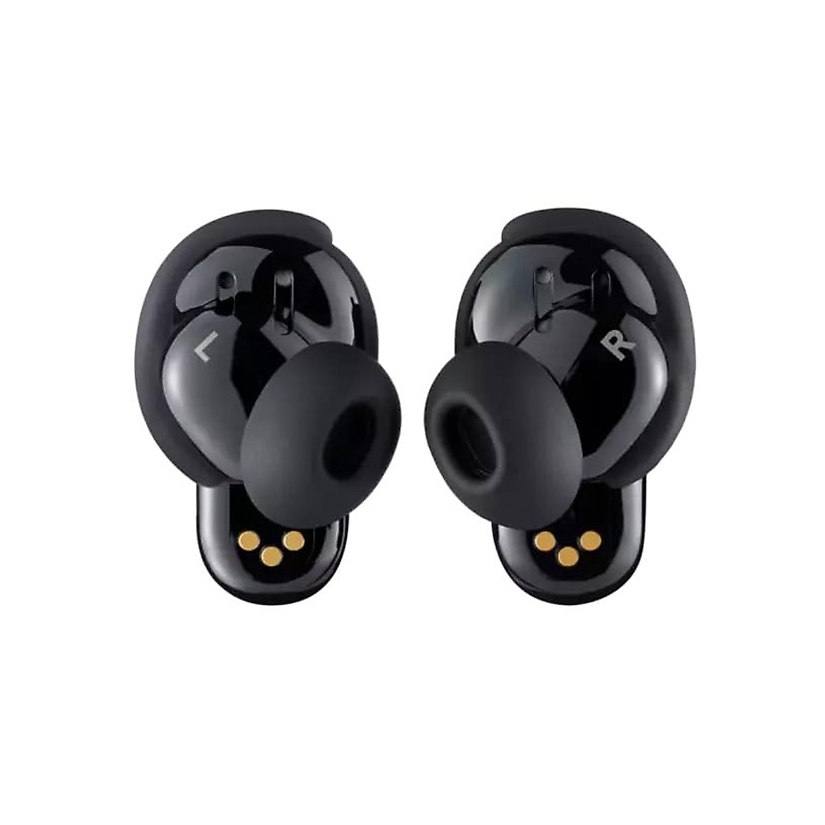 Bose QuietComfort Ultra True Wireless Bluetooth Adjustable Noise Cancelling Earbuds, Spatial Audio, Up to 6 Hours of Play Time, Black Bundle with Alternate Sizing Kit