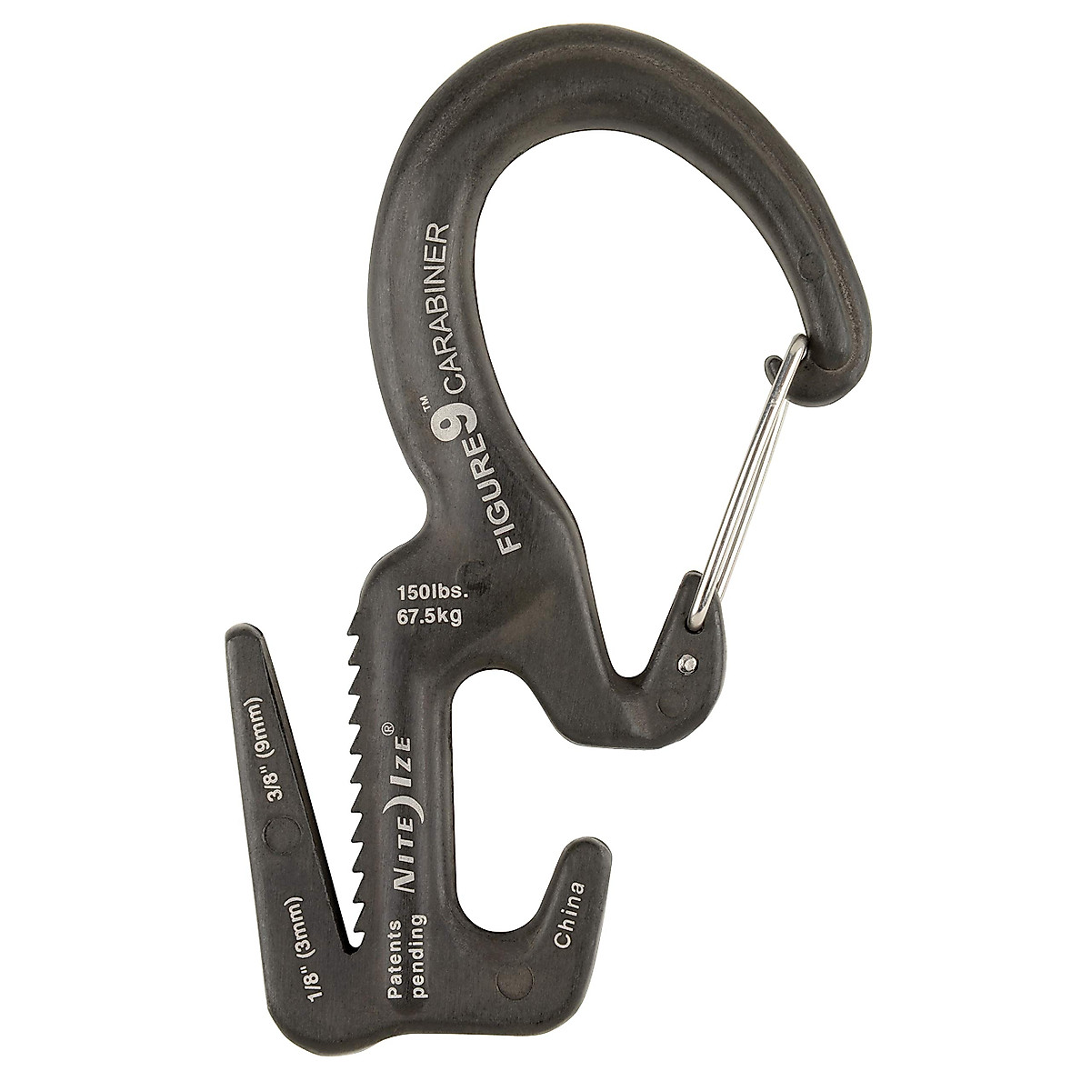 Nite Ize Carabiner Clip/Rope Tightener, 4-1/2 In.