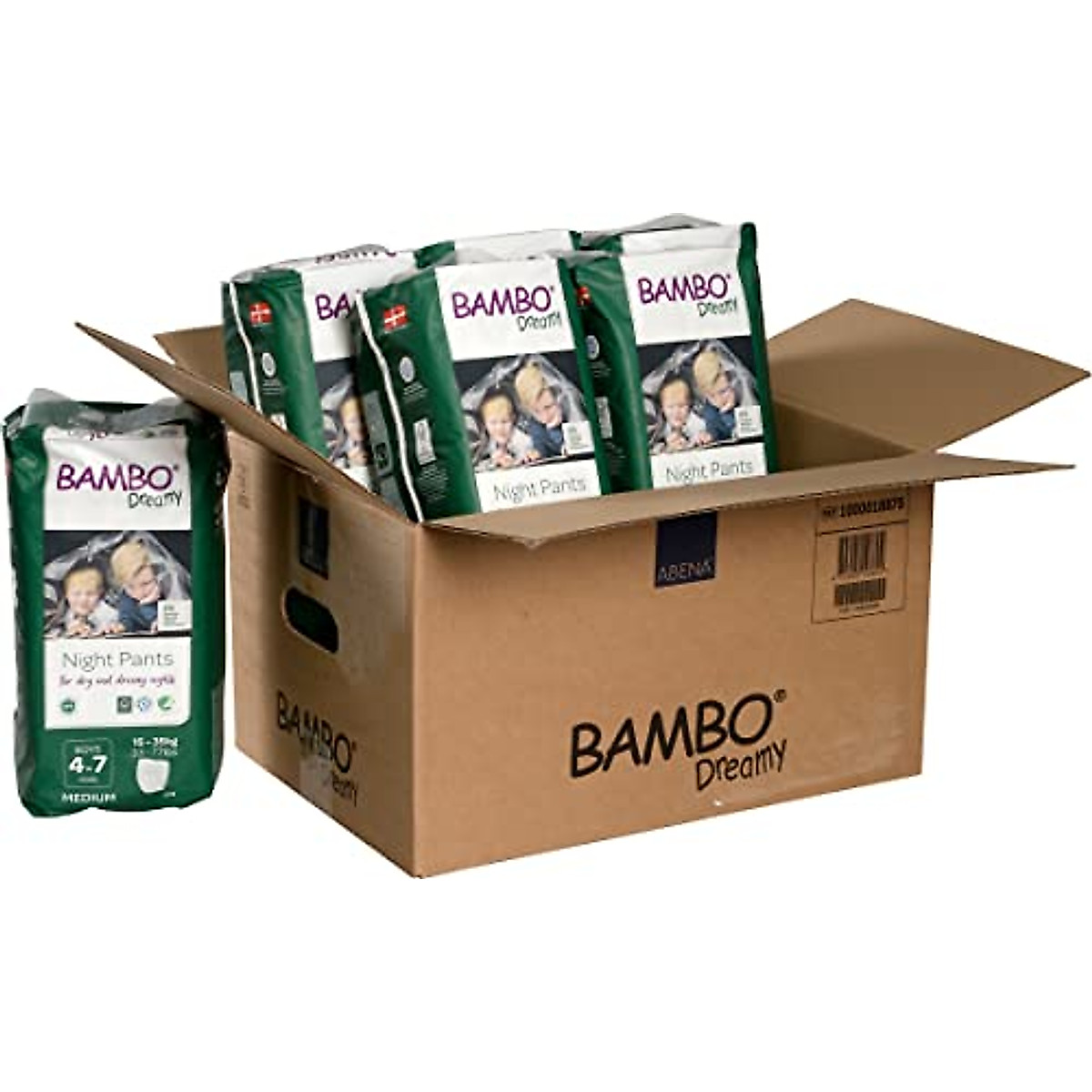 Bambo Nature Premium Dreamy Night Pants: Boys 4-7 years, 10 Count