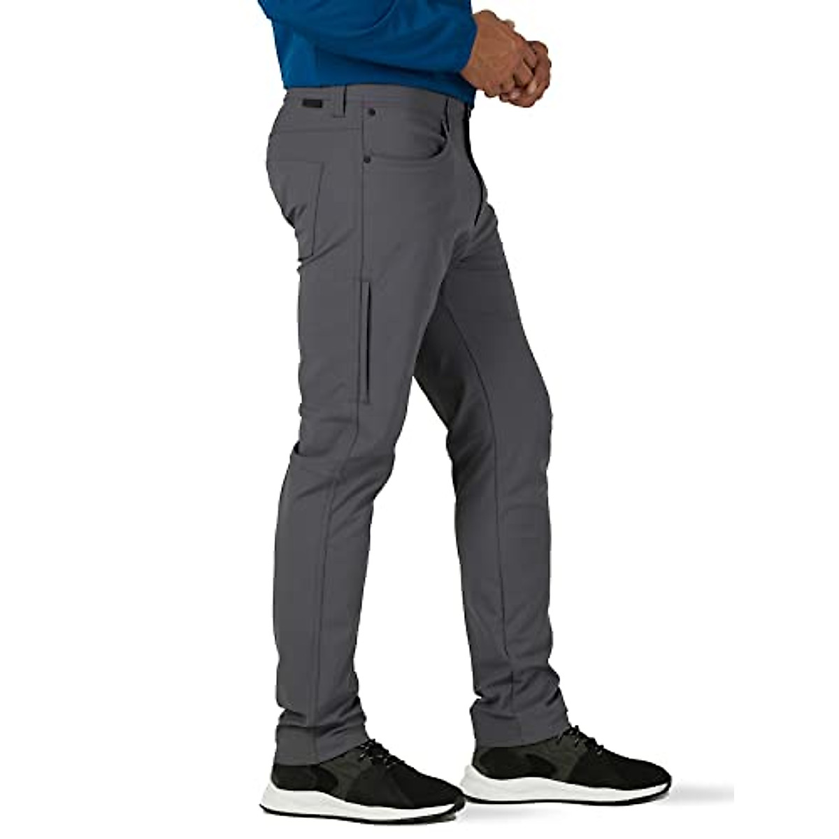 ATG by Wrangler Men's FWDS 5 Pocket Pant, Iron Gate, 34W x 32L