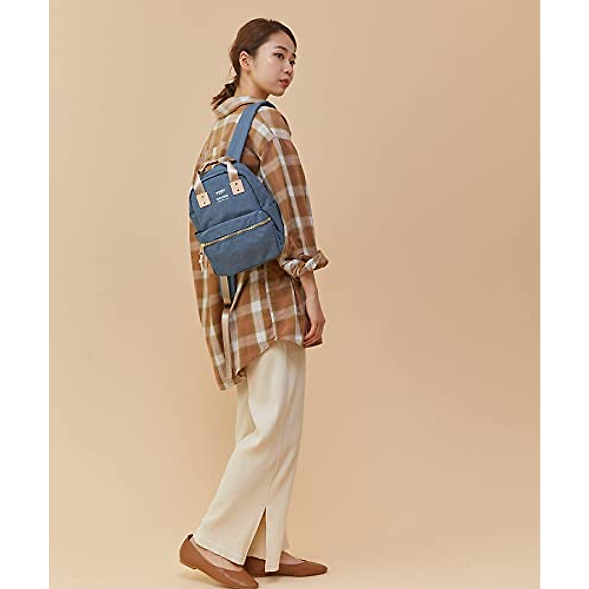 anello(アネロ) Women Daypack, Denim Blue
