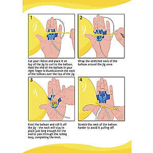 Blue Ribbon Balloon Time Disposable Helium Tank 14.9 cu.ft - 50 Latex Balloons + Balloon Tying Tool + Curling Ribbon