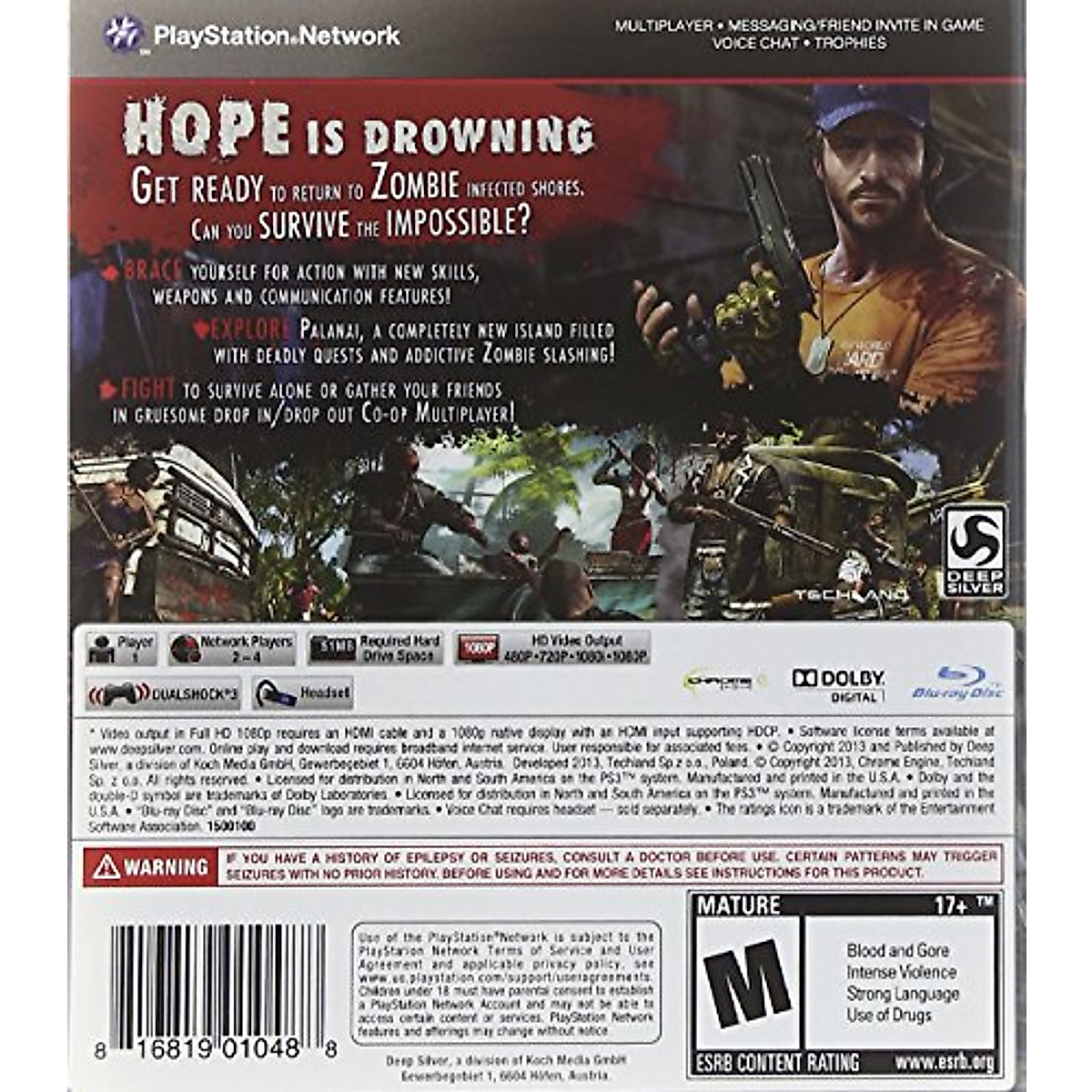 Dead Island Riptide - Playstation 3