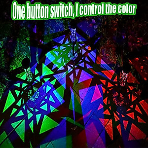 Solar Powered LED Garden Lights,Waterproof Solar Pathway Lights Outdoor, Automatic Led Halloween Christmas Decorative Landscape Lights for Patio,Bright Lawn Walkway Lights Solar Garden Lights-4PACK