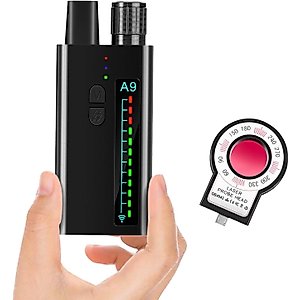 Hidden Camera Detectors, Spy Cameras Detector, Bug Detector, Anti Spy/RF Signal/Listening Devices, GPS Tracker Detector-6 Levels Sensitivity, Pro Portable Camera Finder for Hotels,Office,Travel