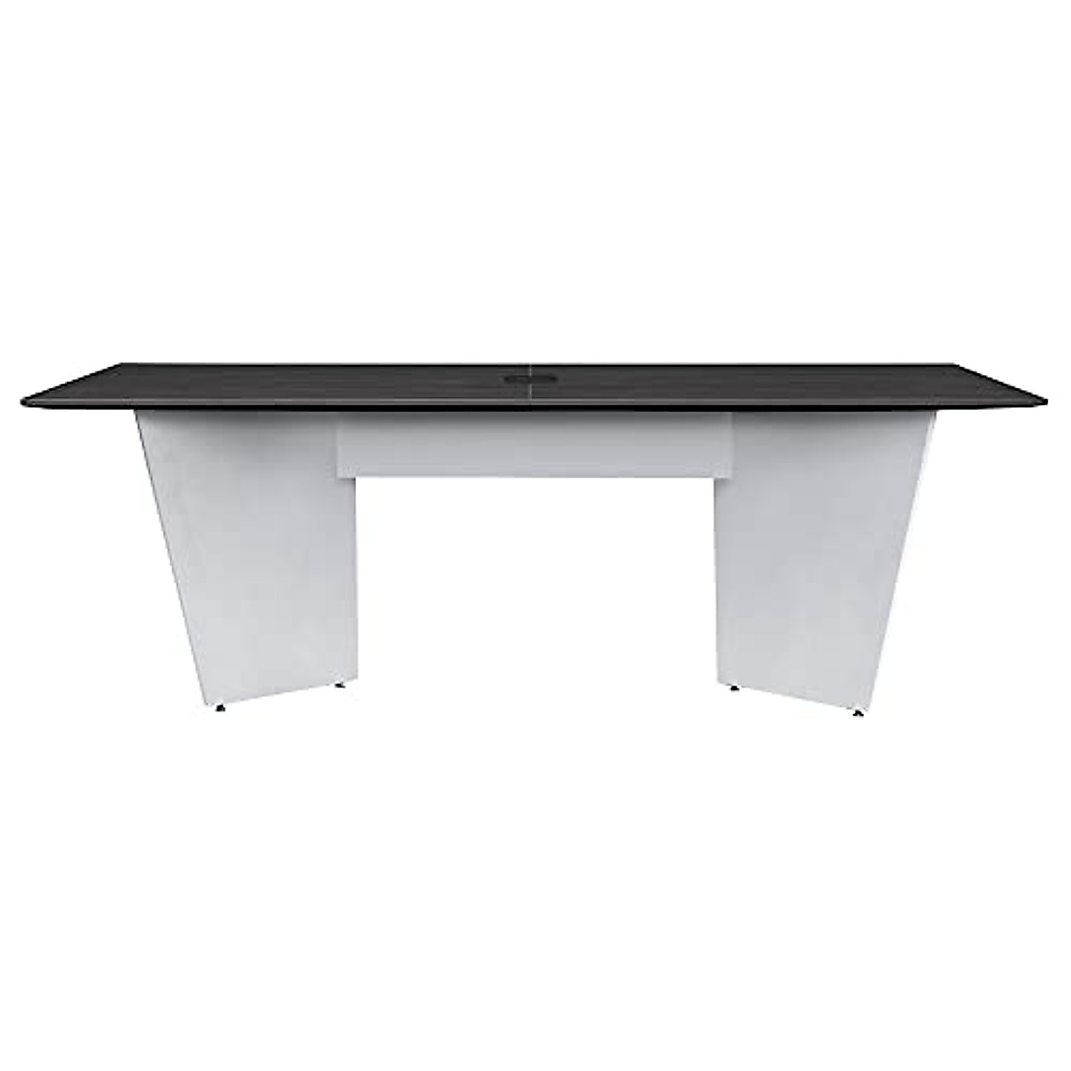 Regency Conference Room Table, 8 ft, Ash Grey/White