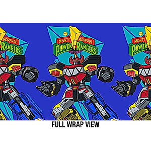 Power Rangers OFFICIAL Megazord Power 18 oz Insulated Water Bottle, Leak Resistant, Vacuum Insulated Stainless Steel with 2-in-1 Loop Cap