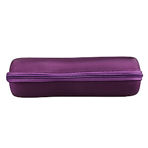 for Panasonic Close Curves Women's Electric Razor 3-Blade Cordless ES2207P Travel Hard EVA Protective Case Carrying Pouch Cover Bag by Hermitshell (Nylon Purple)