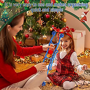 Vicenpal Christmas Lights Storage Holder, Holiday All-purpose Light Cord Wind up Organizer for String Lights, Extension Cords, Magnet Fishing Rope (Blue, Set of 6)