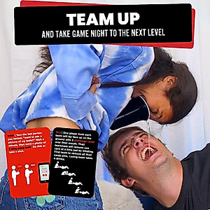 Do or Drink Team Wars - Drinking Games for Game Night, Girls Night, and More - Adult Games with Cups, Ping Pong Balls, Dice, Ropes, and More - Fun Party Games