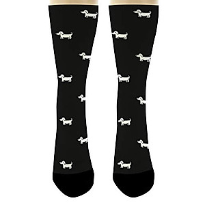 ThisWear Funny Valentines Gifts I Love Your Wiener Socks Girlfriend Boyfriend Gift 1-Pair Novelty Crew Socks