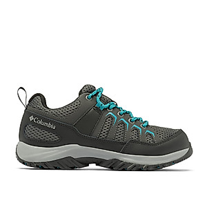 Columbia Women's Granite Trail Waterproof, Shark/River Blue, 10