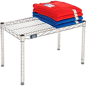 Nexel Chrome Wire Dunnage Rack, 24"W x 14"D x 14"H