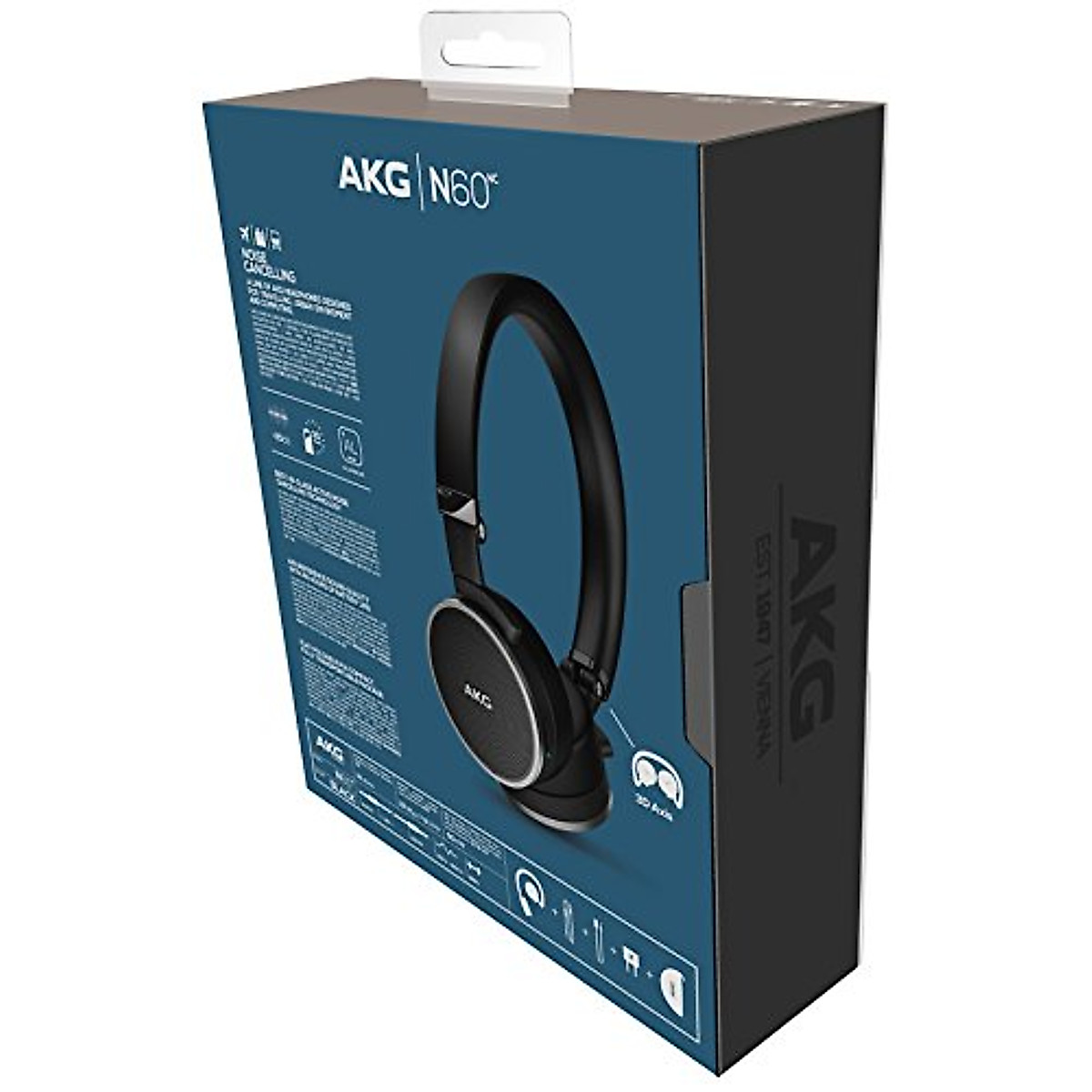 AKG Noise Canceling Headphone Black (N60)