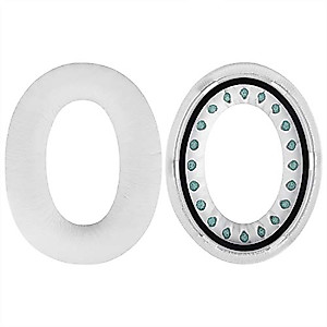 Geekria QuickFit Replacement Ear Pads for Bose 700, NC700, NCH700 Headphones Ear Cushions, Headset Earpads, Ear Cups Repair Parts (White)