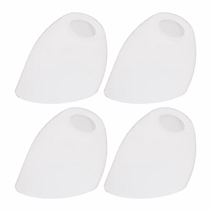 4Pcs Plastic Lamp Shade Replacement Horseshoe Plastic Lamp Shade White Lamp Shade for Floor Lamps Cover for Multi- Head Stand up Lamp Bedroom Light 5.11X3.34inch