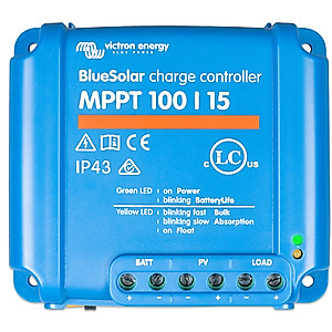 Victron Energy BlueSolar MPPT 100V 15 amp 12/24-Volt Solar Charge Controller