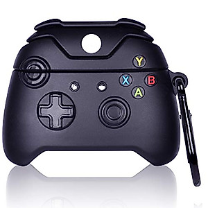 Oqplog for Airpod Pro 2019/Pro 2 Gen 2022 for AirPods Pro Case 3D Cute Fun Cartoon Character Air Pods Pro Cover Design for Men Girls Teen Boys Unique Kawaii Trendy Silicone Cases – Black Controller