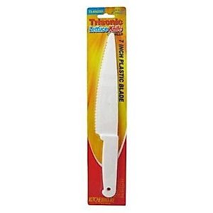 Lettuce Knife Fresh Cut Salad Cake Brownie Strong Plastic Blade Chopper 7 Inch !