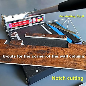 MantisTol LVP-230 8.9" (227mm) Vinyl Plank Cutter with 10 inch Contour Gauge and 3 pcs slotting blades. Best Buy !