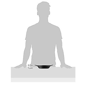 Lodge L5RPL3 Cast Iron Round Pan, 8 in, Black