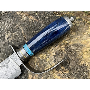 Perkin Damascus Steel Hunting Knife Handmade Knife Knives One Kind of Knife Damascus Hunting Knife