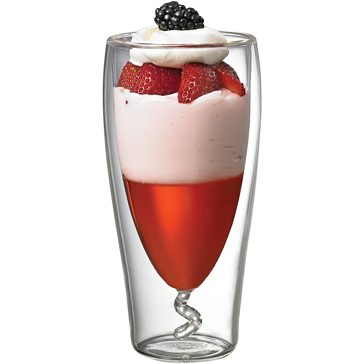 Starfrit 080052-006-0000 13 oz Double-Wall Thermo Borosilicate Verrine Glass, Clear