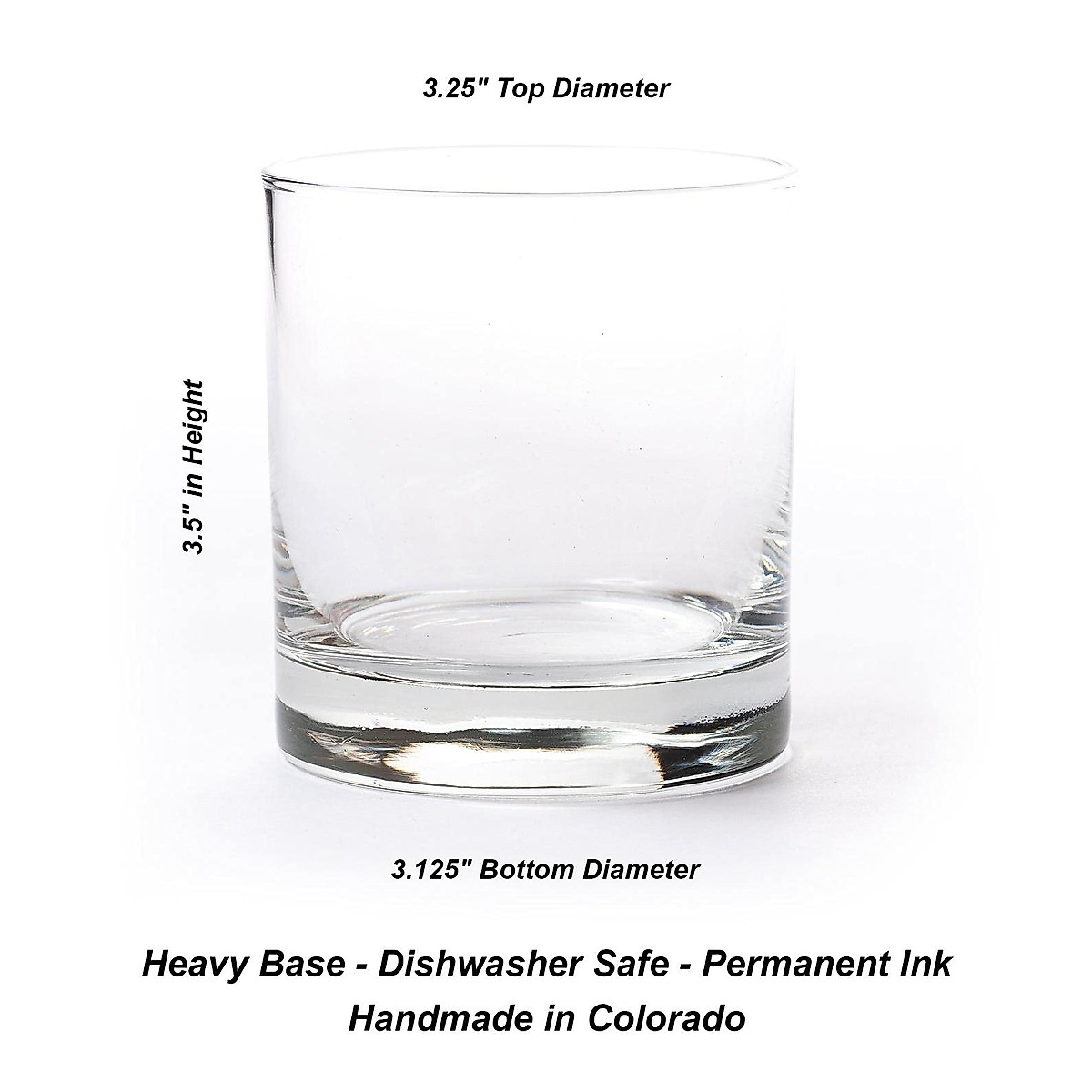Black Lantern Handmade Whiskey Glasses - Unique Themed Cocktail & Everyday Use Drinking Glasses, Perfect for Outdoor Enthusiasts & Nature Lover (One 11oz. Glass) Forest Landscape Design