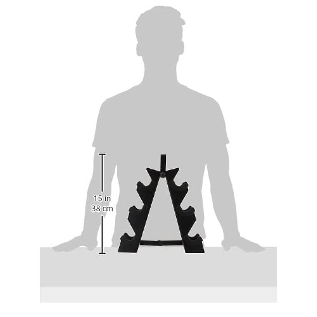 CAP Barbell Metal Dumbbell Stand with Handle | Dumbbell Rack