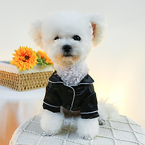 Dog Pajamas Soft Silk Shirts Loungewear Comfortable Breathable Puppy Pajamas Pet Clothes French Bulldog Yorkie Shih Tzu Pjs Outfit