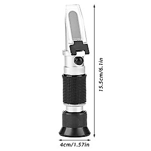 OKJHFD Honey Refractometer 58-90% Sugar Content Beekeeping Portable Refractometer Honey Concentration Meter for Honey Moisture, Condensed Milk, Sugar Syrup