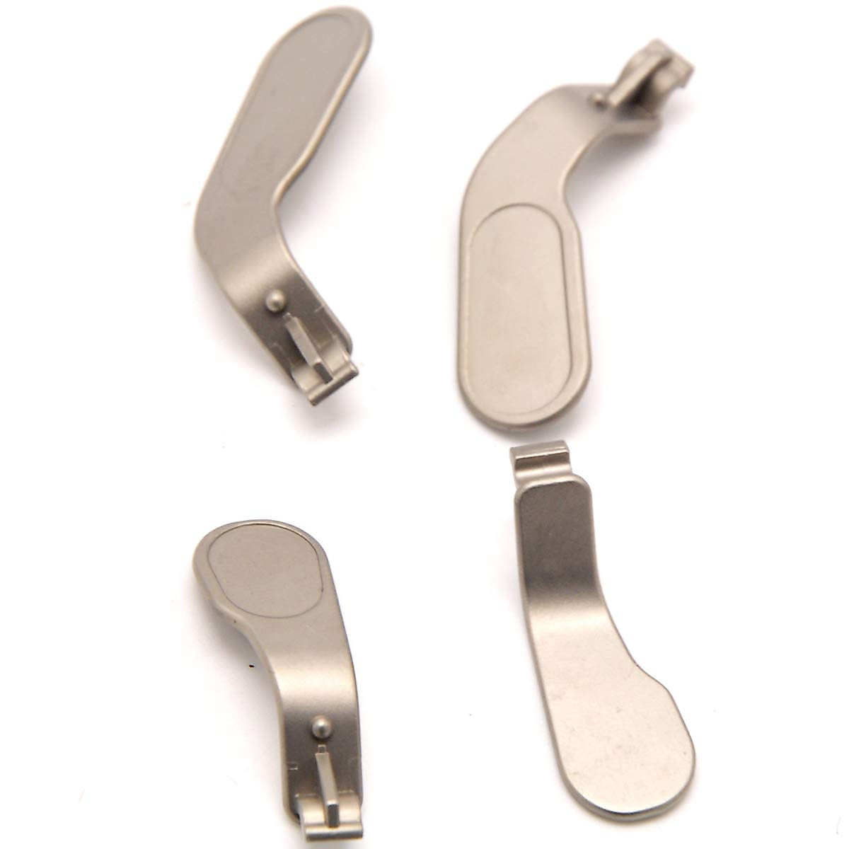 Deal4Go 4 Metal Paddles Mod Replacement Parts Kit for Xbox one Elite Controller Accessories (2 Upper Paddles + 2 Lower Paddles)