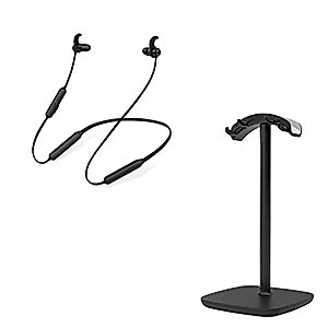 Avantree NB16 & HS910, Bundle Bluetooth Neckband Headphones Earbuds for TV PC, No Delay, 20 Hrs Playtime & Neckband Headphone Holder Stand on Desk