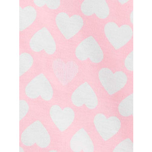 Simple Joys by Carter's Baby Girls' Cotton Sleeveless Sleepbag Wearable Blanket, Pack of 3, Hearts/Floral, 6-9 Months
