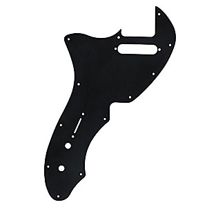 FLEOR 3ply Black TL Pickguard Guitar Pick Guard Plate with Screws Fit 69 TL Thinline Re-issue Guitar Part
